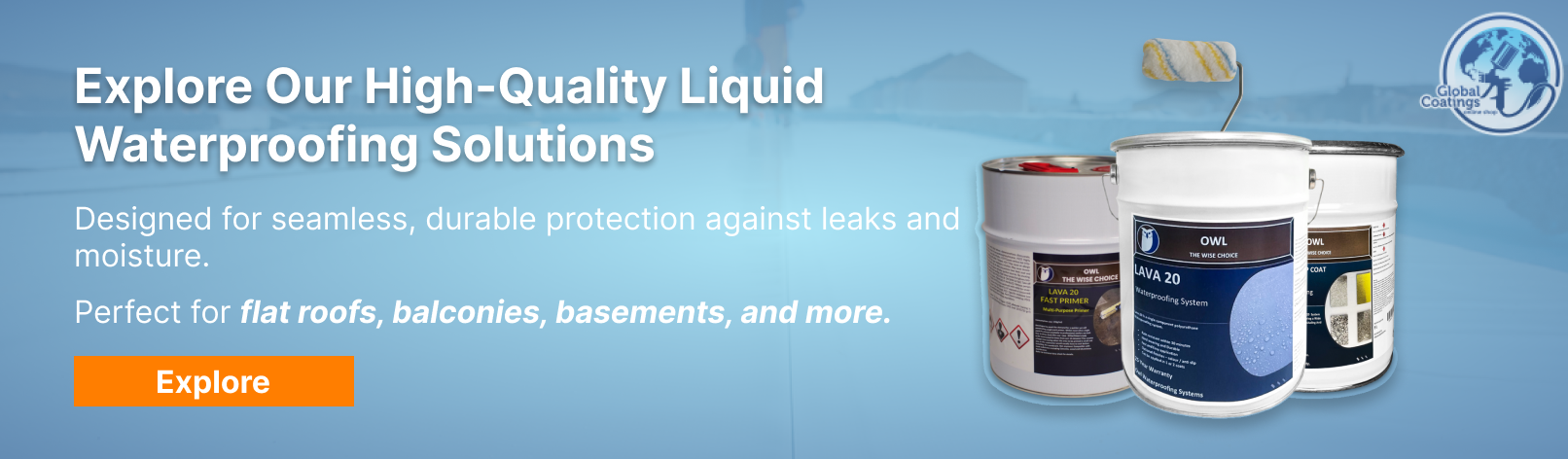 Liquid Waterproofing Solutions - Global Coatings UK